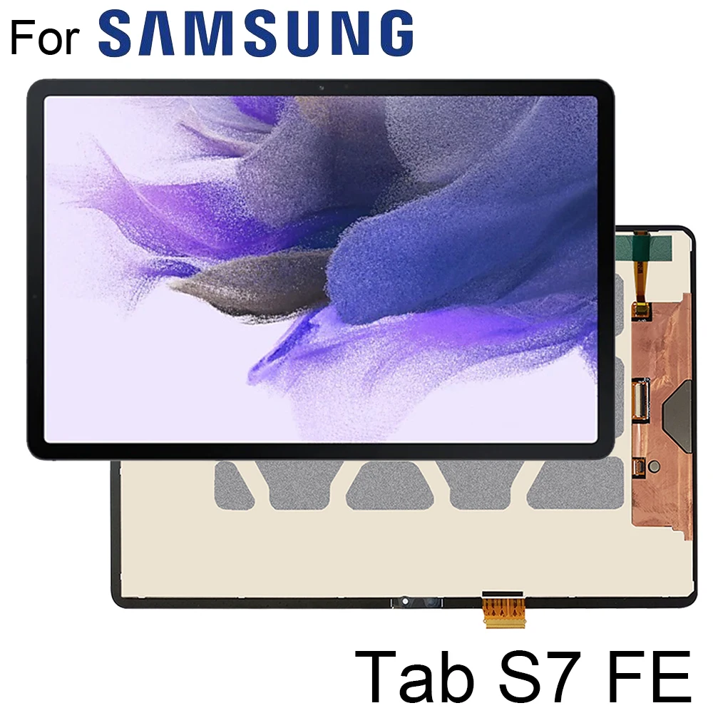 12-4-New-Tested-LCD-For-Samsung-For-Galaxy-Tab-S7-FE-T730-T733-T735 ...
