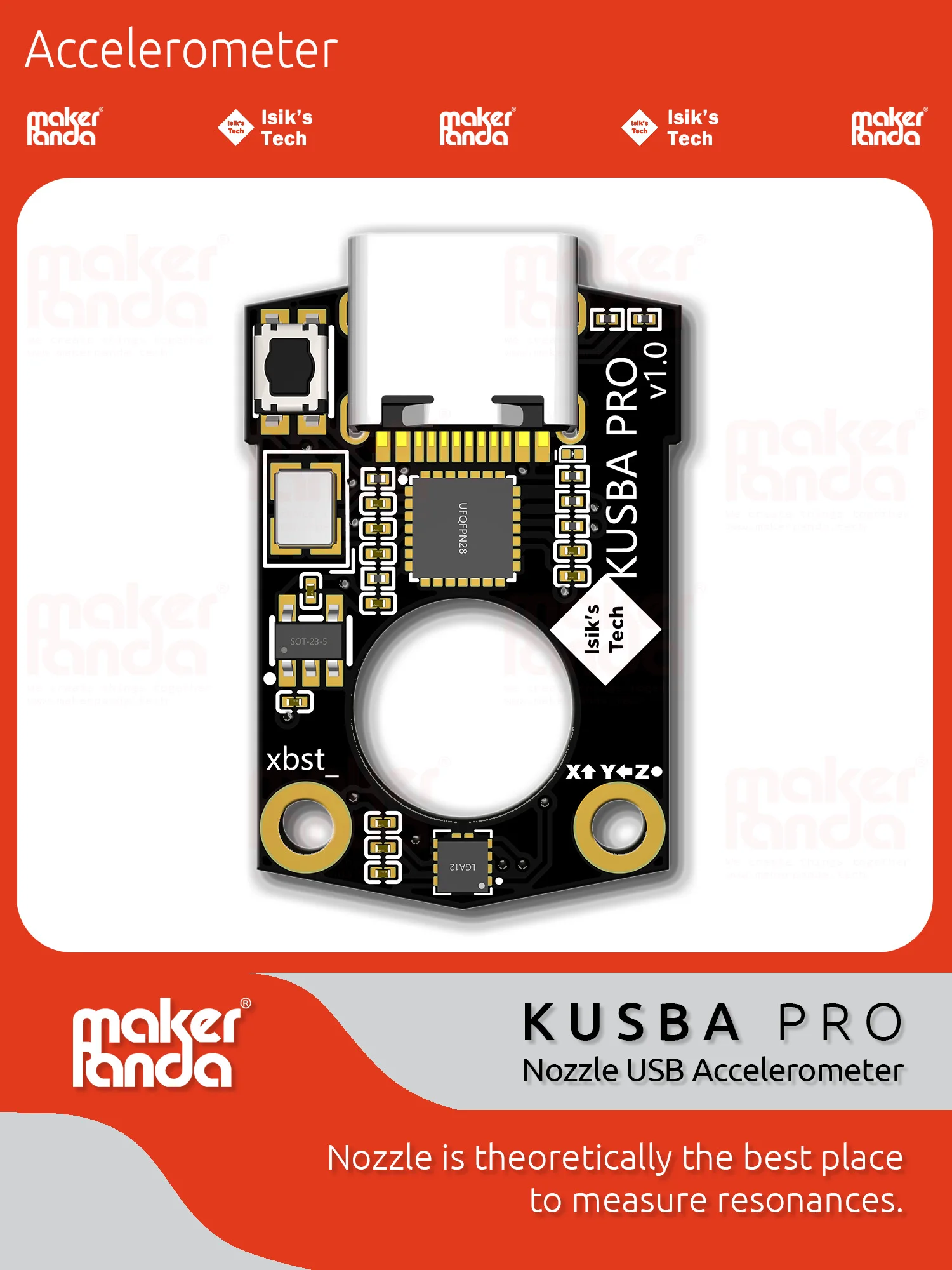 KUSBA-PRO-Nozzle-Mount-LIS2DW-USB-Accelerometer-Designed-by-Isik-s-Tech ...