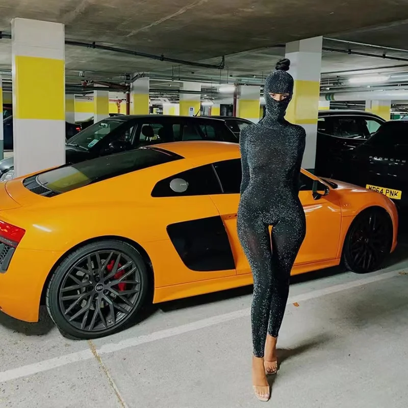 Bodysuit-sexy-sem-costas-para-mulheres-manga-comprida-gola-alta-eleva-o ...