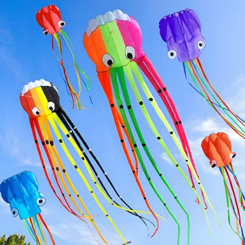 free-shipping-octopus-kites-soft-kites-flying-for-adults-kites ...