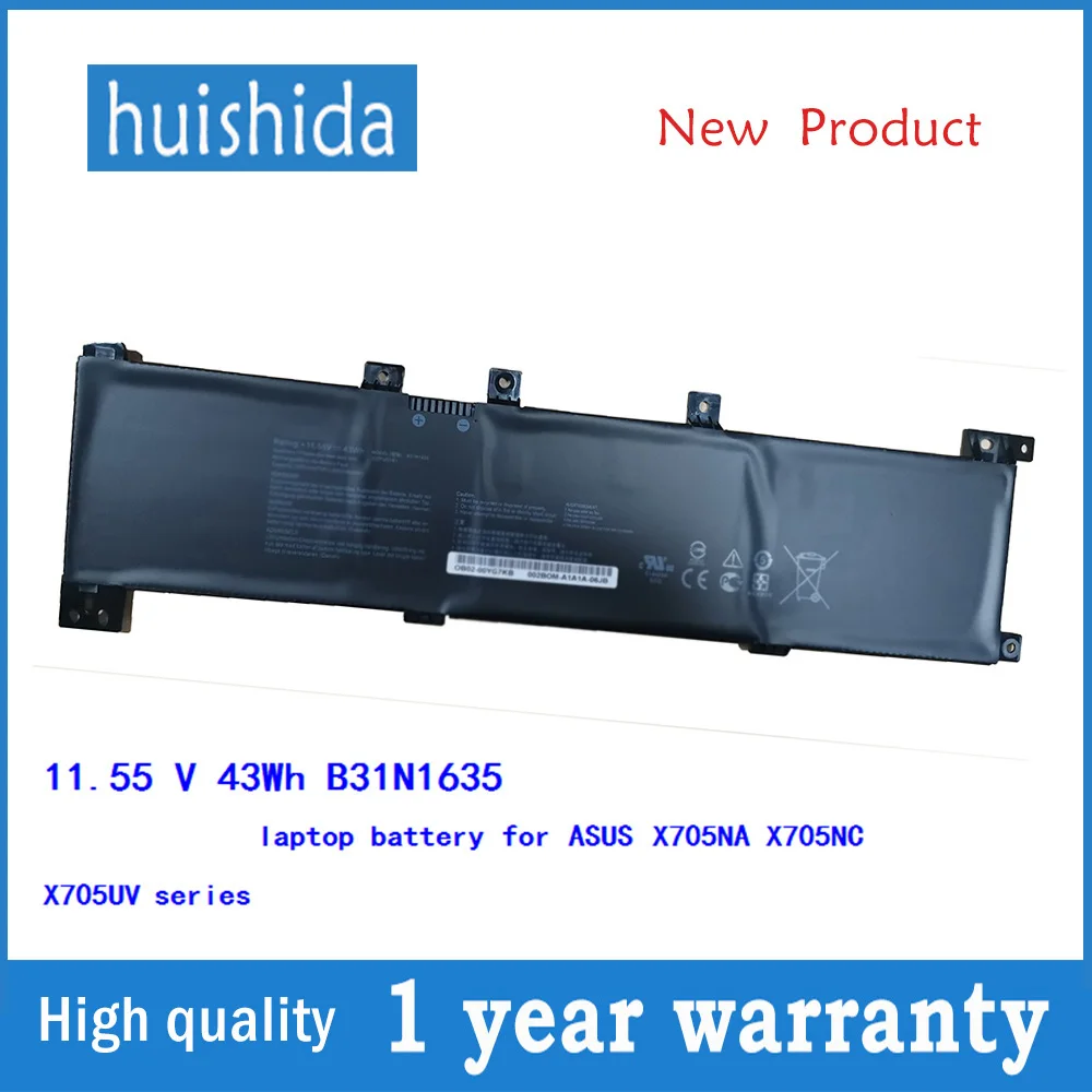 11-55-V-43Wh-B31N1635-new-laptop-battery-for-ASUS-X705NA-X705NC-X705UV ...