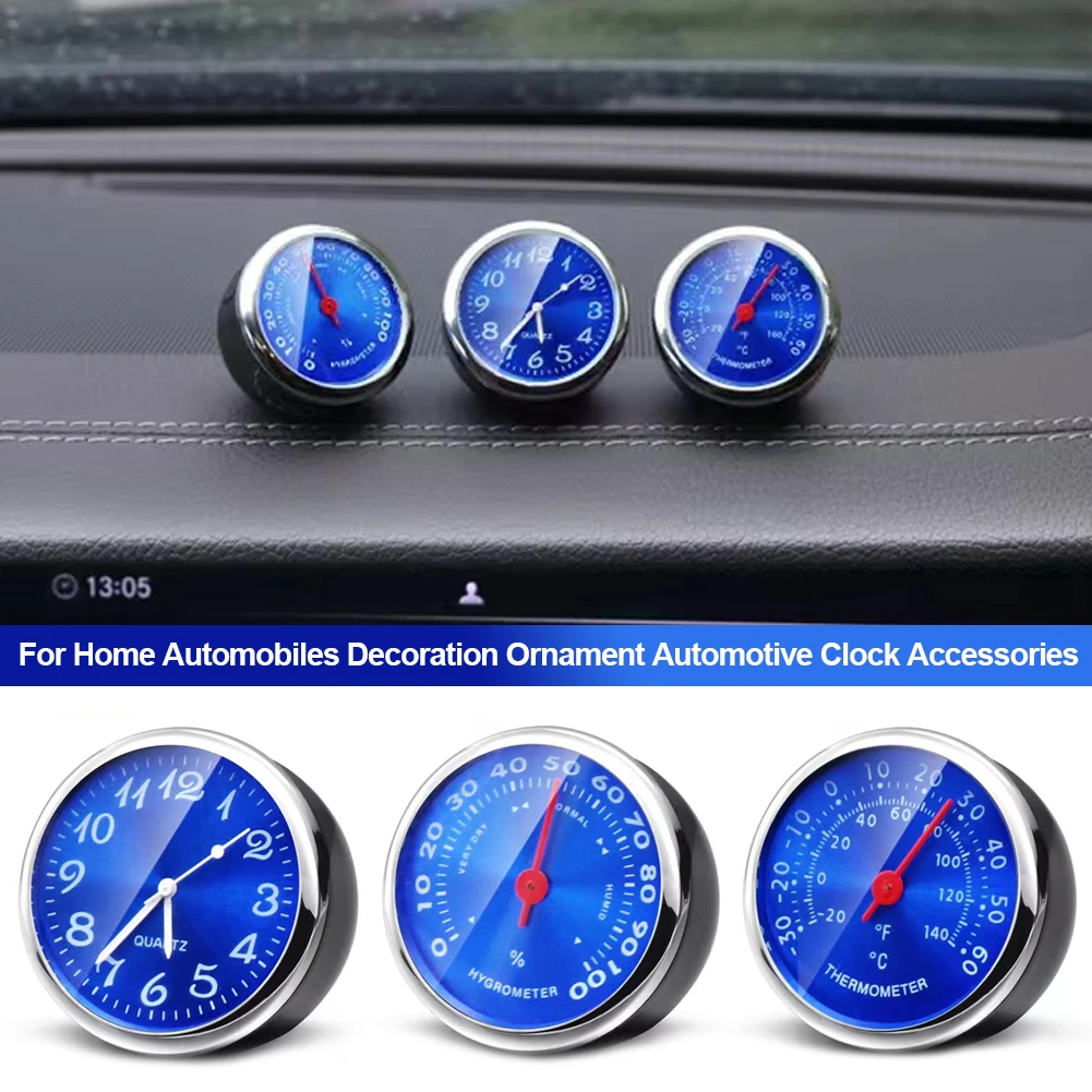 Car-Clock-Auto-Watch-Thermometer-Hygrometer-Home-Automobiles-Interior ...
