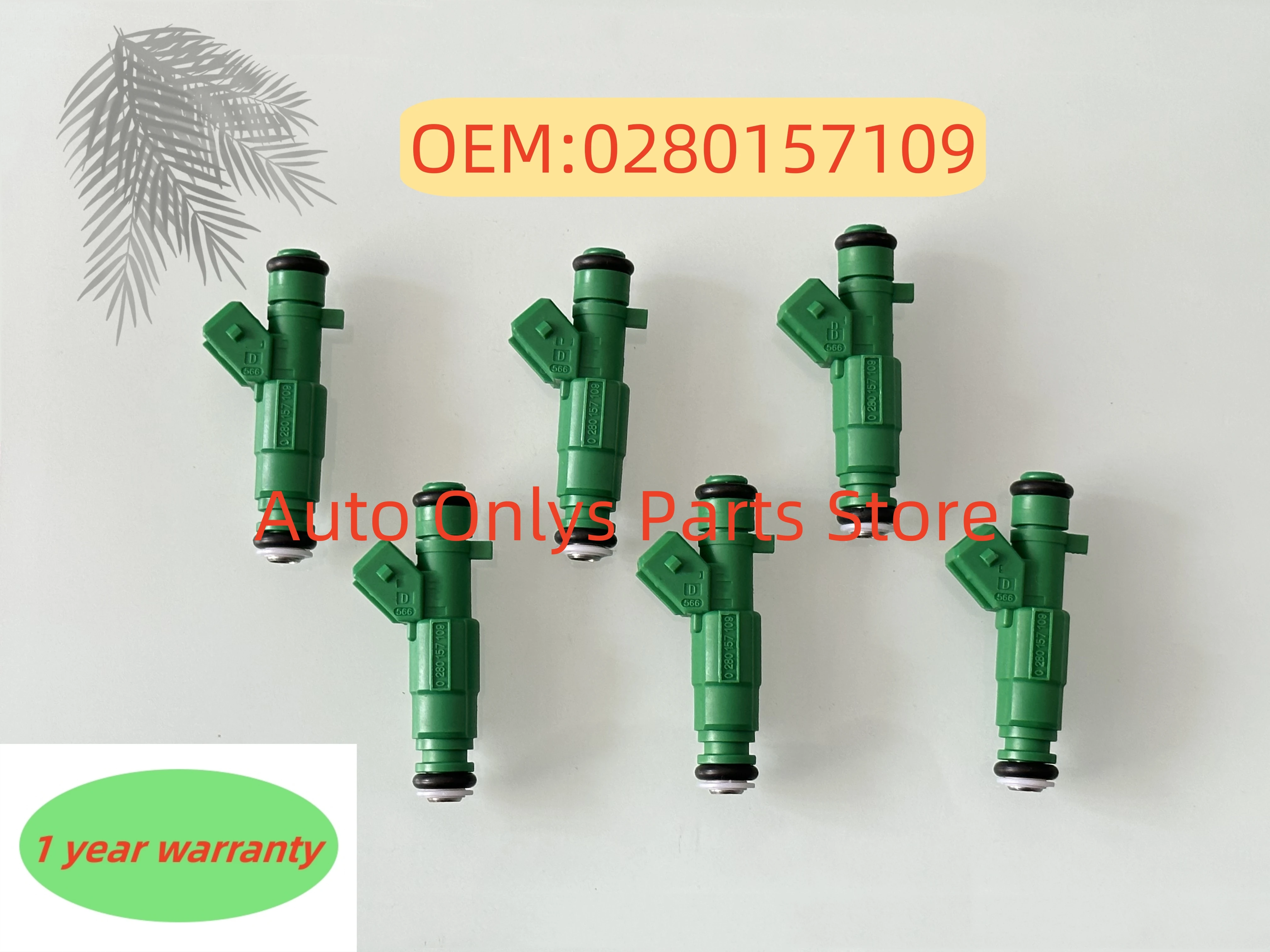 6pcs-030906031AJ-Fuel-Injectors-Nozzle-0280157109-For-KOMBI-1-4L-8V ...