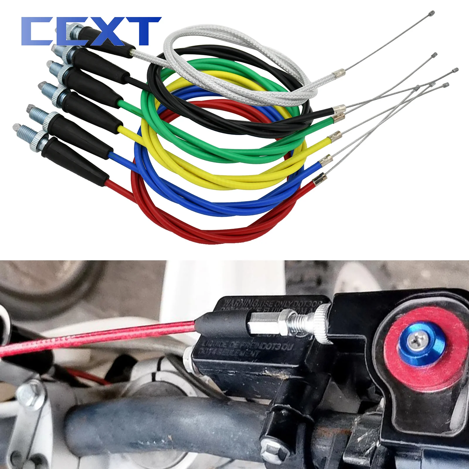 Motorcycle Universal Accelerator 990mm 1090mm Straight Connection ...