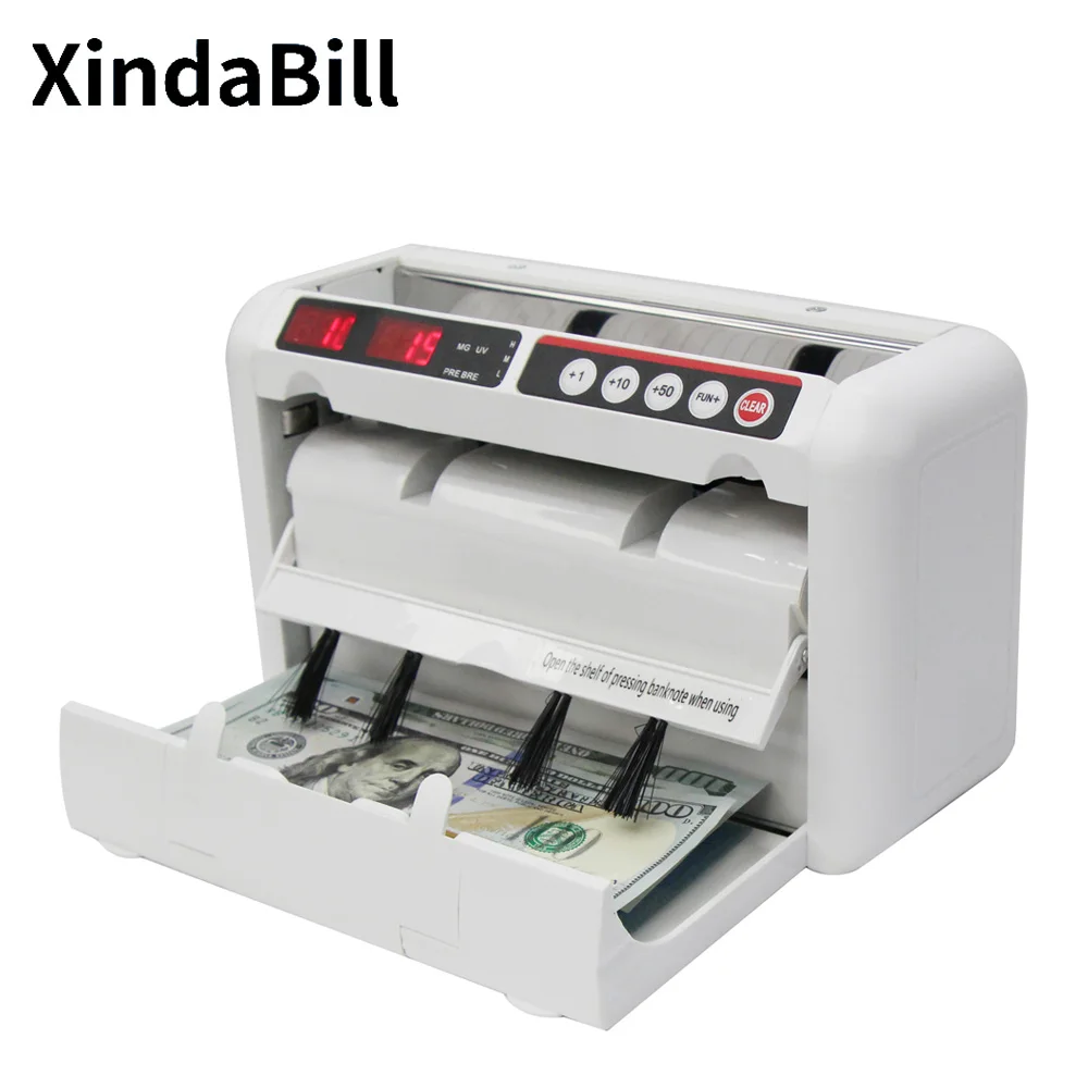 Portable Money Counter K-1000 UVMG Multi Currencies Bill Cash Note ...