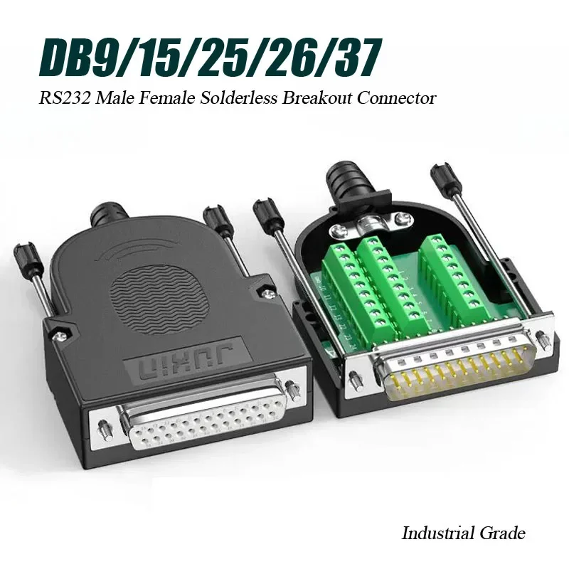 Thin style RS232 DB9/15/25/26/37 Breakout Connector Solderless 9/15Pin ...