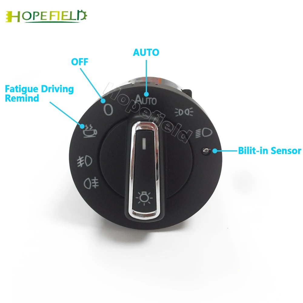 Car-AUTO-Headlight-Fog-Light-Switch-Knob-Sensor-For-Volkswagen-VW-Golf ...