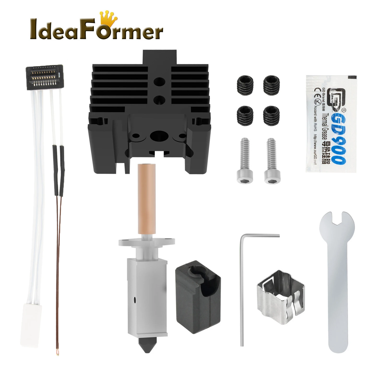 Generic For Bambu Lab Hotend V2.0 Bi Metal Heating Block For Bambulab ...