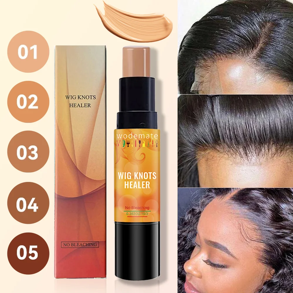 Lace Tint Stick Waterproof Wig Knots Healer With Brush Portable Lace ...