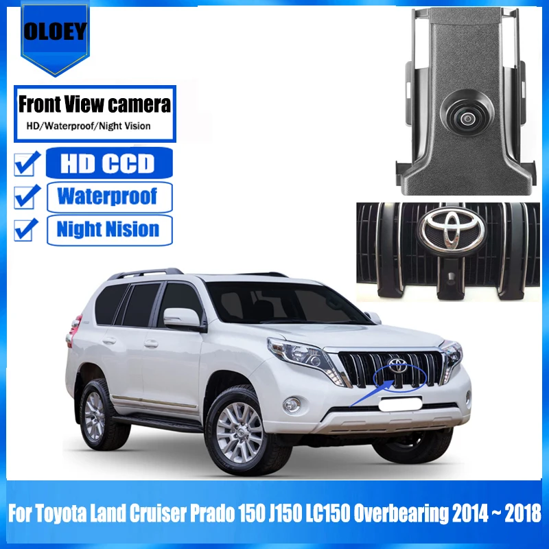 Car-Front-View-Camera-For-Toyota-Land-Cruiser-Prado-150-J150-LC150 ...