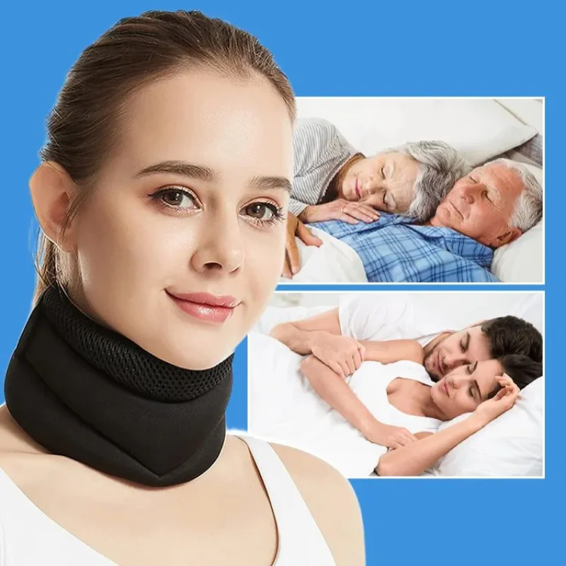 Three-stage-neck-brace-breathable-neck-brace-Adjustable-Anti-Snoring ...