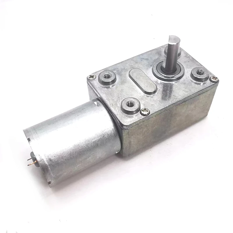 JGY370-DC6V-12V-24V-High-Torque-Speed-Reducer-Metal-Worm-Gear-Box ...