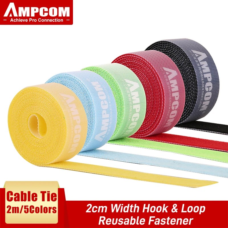5-Roll-Hook-and-Loop-Nylon-Cable-Organizer-Wire-Winder-Clip-Tie-Wire ...