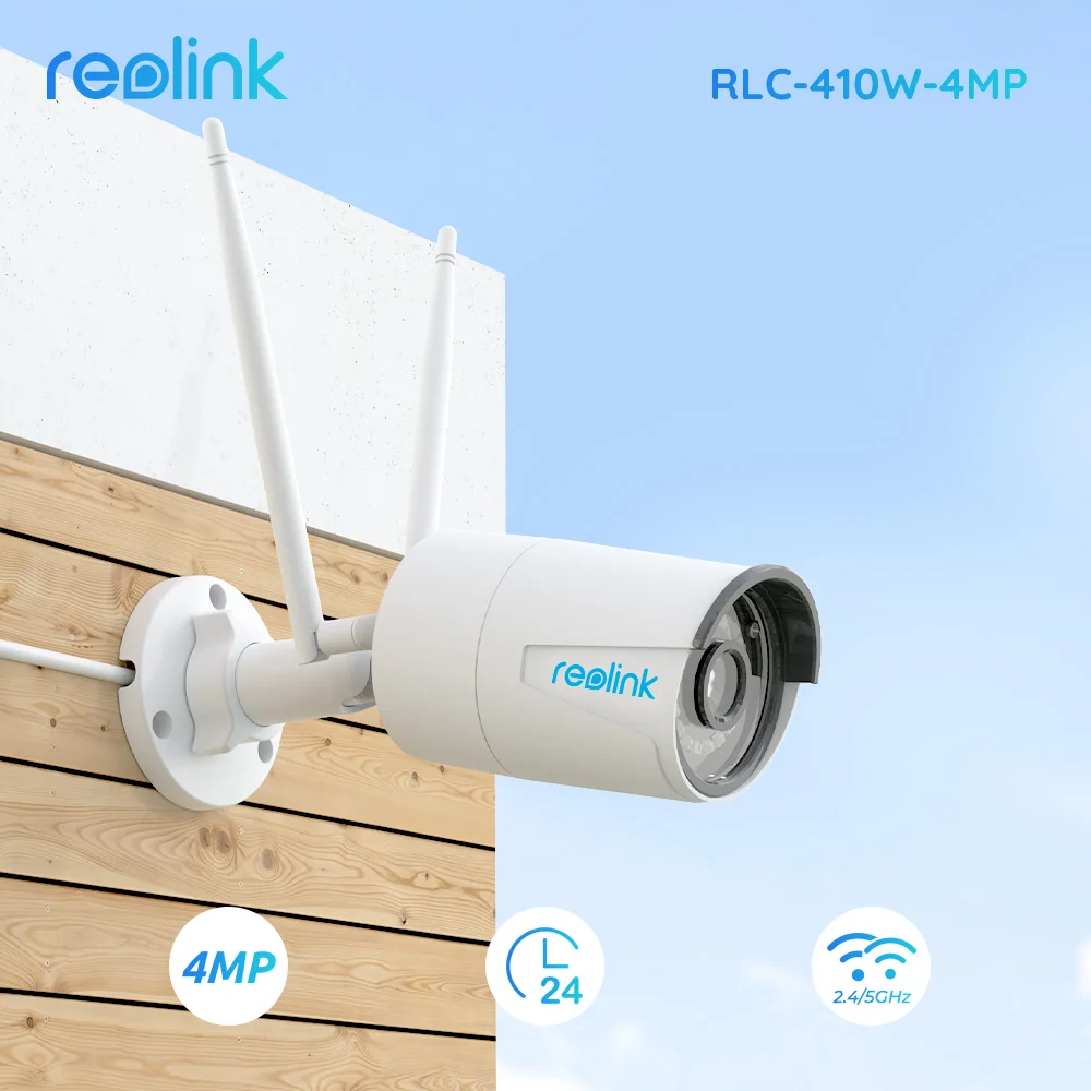 Reolink RLC 410W Cámara IP de WiFi 2,4/ 5 GHz con visión nocturna ...