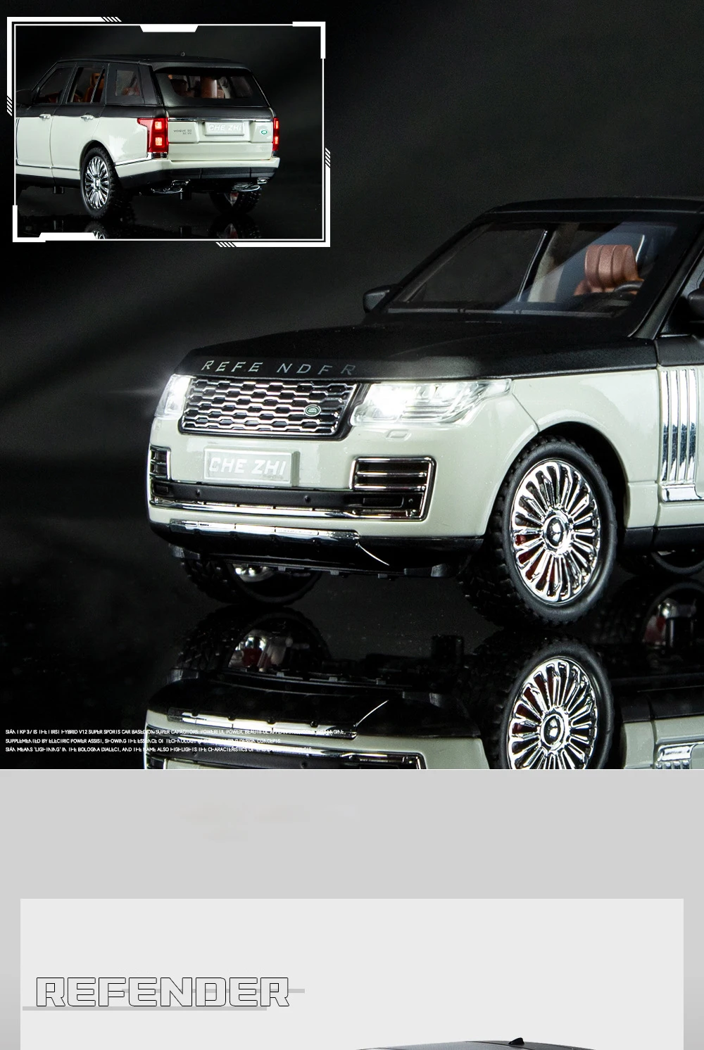 Land Rover Range Rover 1:24 Alloy Car Models Luxury Toys for kids Gifts ...