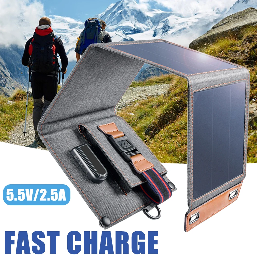 5V-Foldable-Solar-Panels-USB-2A-Portable-High-Power-14W-Weight-300g ...