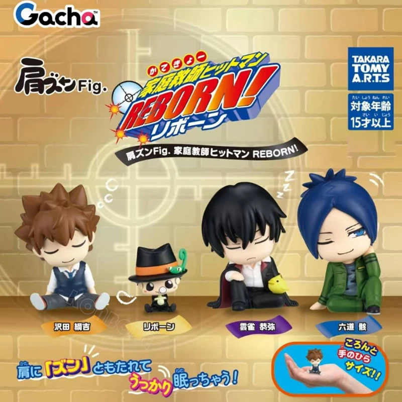 4pcs/set Katekyou Hitman Reborn! Sawada Tsunayoshi Anime Figure Rokudou ...