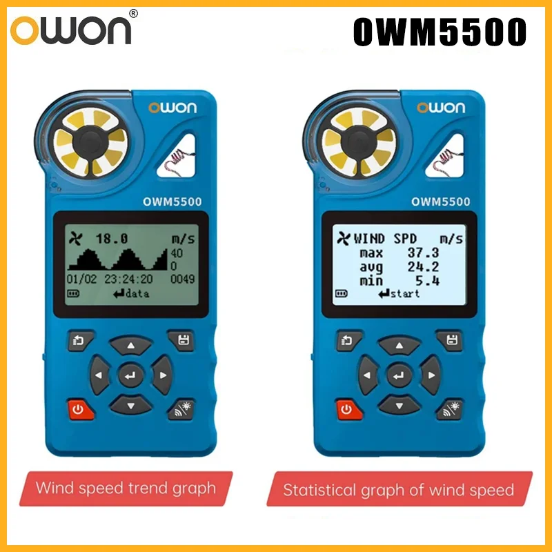 OWON-OWM5500-7-In-1-Digital-Anemometer-With-8000-Data-Memories-7 ...