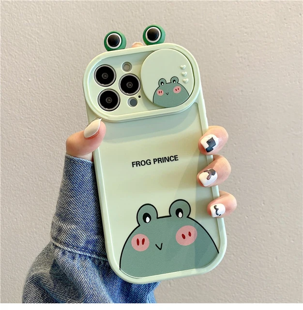 Cartoon Cute Bear & Cat & Frog Animal iPhone Case – LoliFairies Kawaii Shop