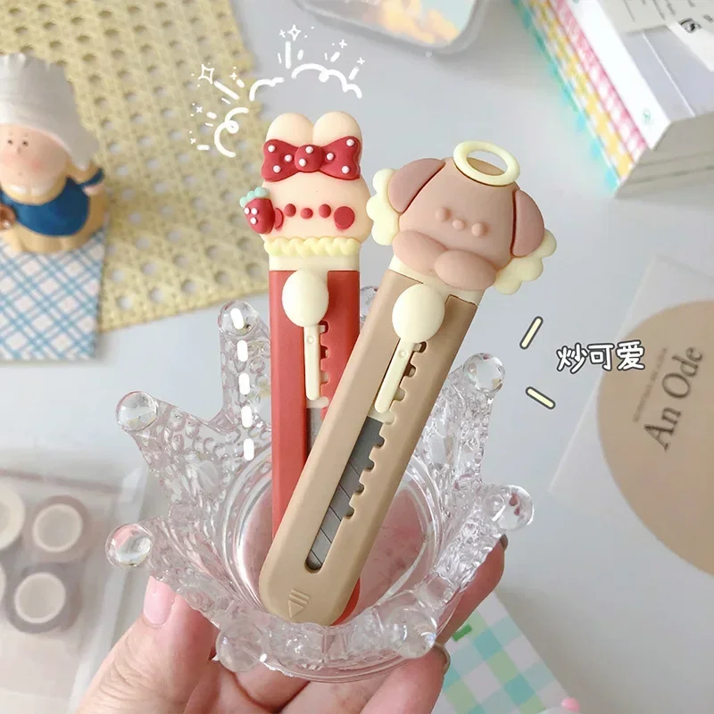 Kawaii-Cartoon-Animals-Mini-Portable-Ulity-Knife-Box-Cutter-Pocket ...