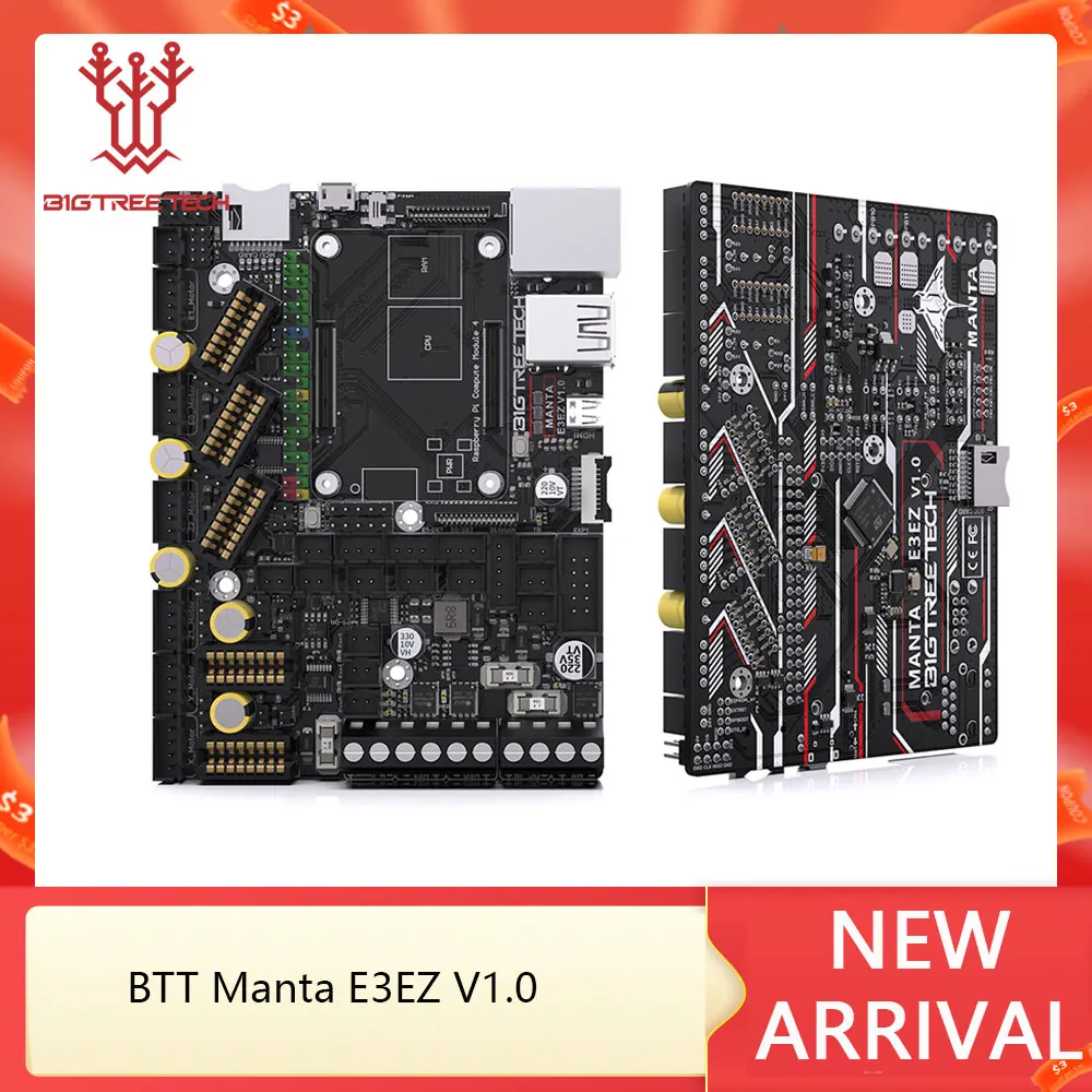 BIGTREETECH BTT Manta E3EZ 32Bit Motherboard Control Board 3D Printer ...