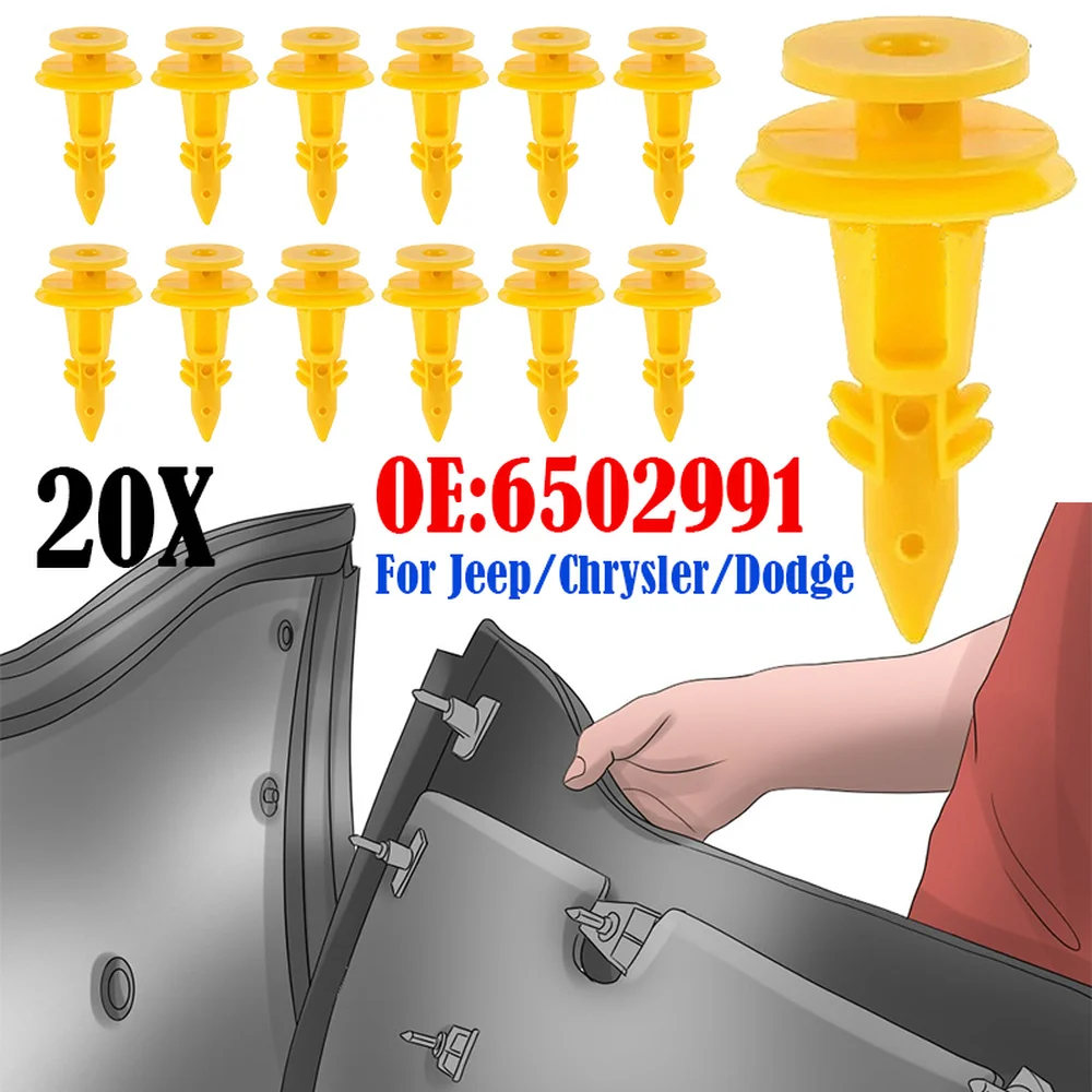 20x-Car-Tail-Door-Panel-Clip-Fastener-Retainer-Rivets-For-WJ-Jeep-Grand ...