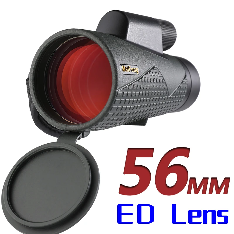 Maifeng 12x56 Ed Glass Monocular Powerful 56mm Binocular Low Dispersion ...