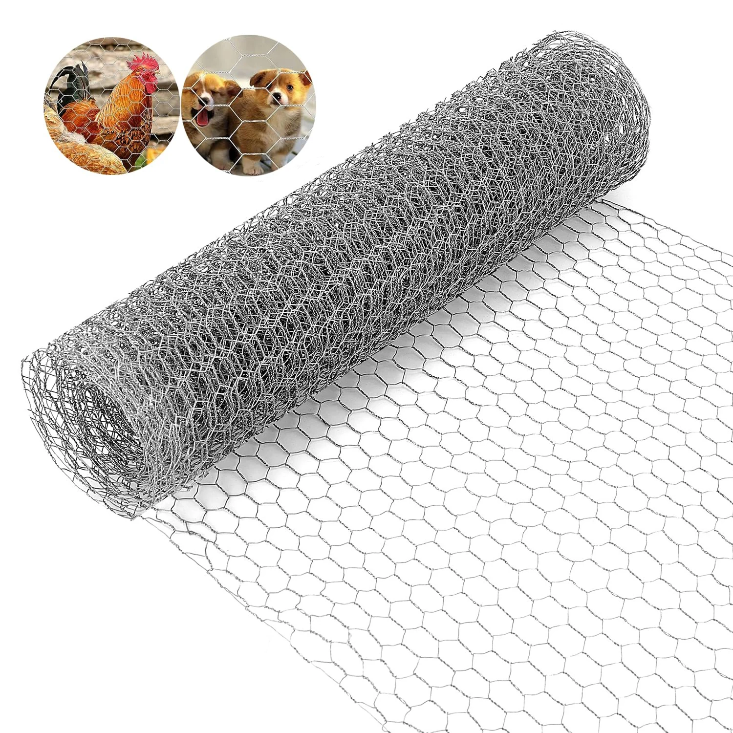1M-Metal-Mesh-Chicken-Wire-Mesh-Animal-Fence-Net-Protection-Net-Multi ...