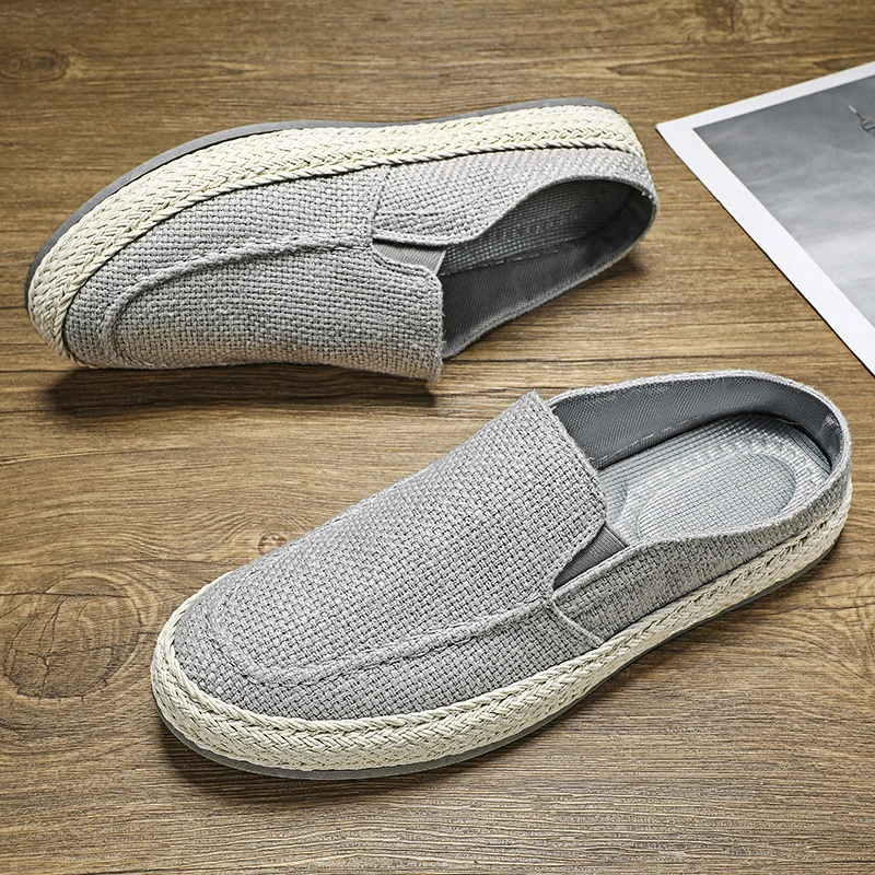 Men-s-Shoes-Summer-Comfy-Handmade-Breathable-Loafers-Slip-On-Half-Shoes ...