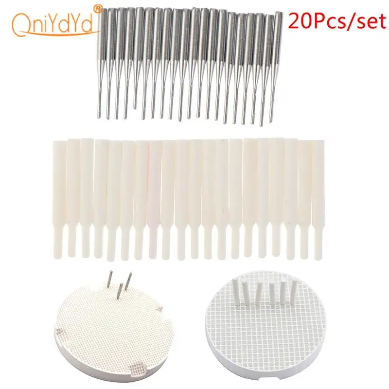 20Pcs-Ceramic-metal-Pin-for-Dental-Lab-Honeycomb-Firing-Tray-Dental ...