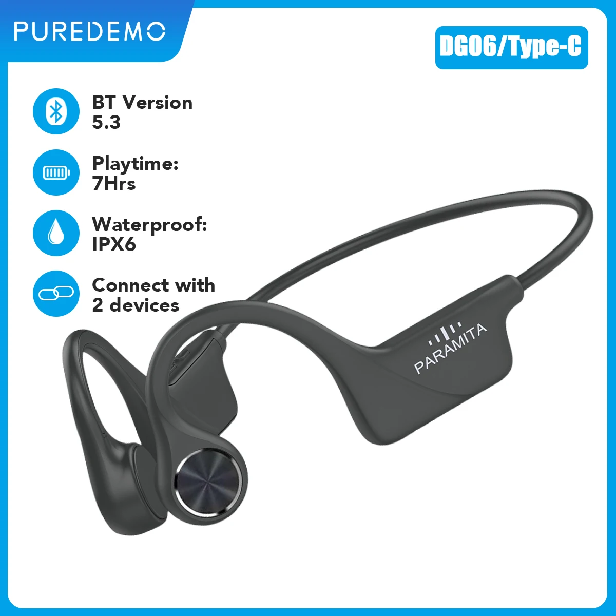 Fone-de-ouvido-Ture-Bone-Conduction-fone-de-ouvido-Bluetooth-sem-fio ...