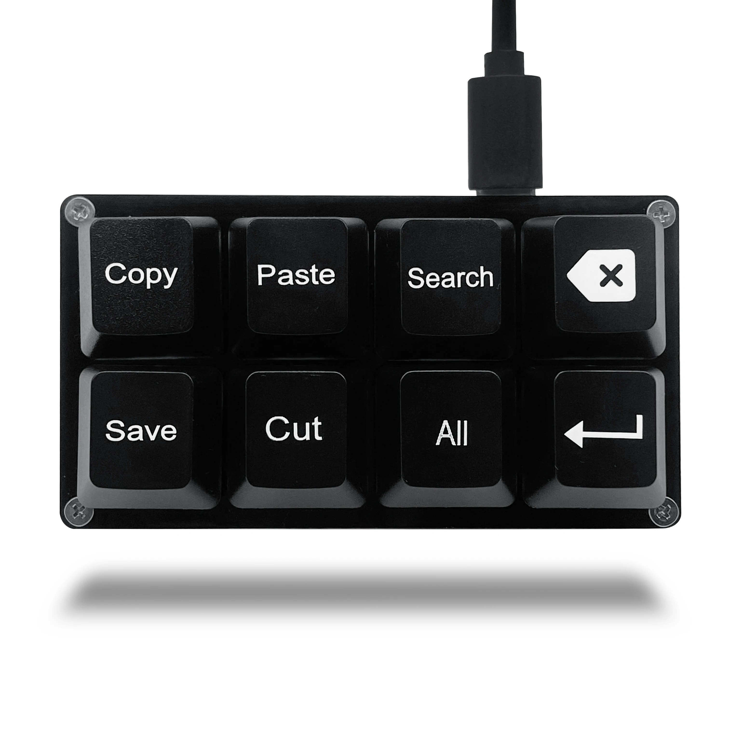 8-Keys-Small-Keypad-Work-Shortcut-Key-Keycaps-Keyboard-One-Handed ...