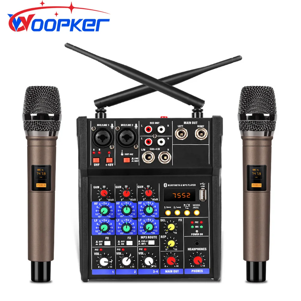 Woopker-Console-de-centre-commercial-audio-DJ-avec-microphone-sans-fil ...