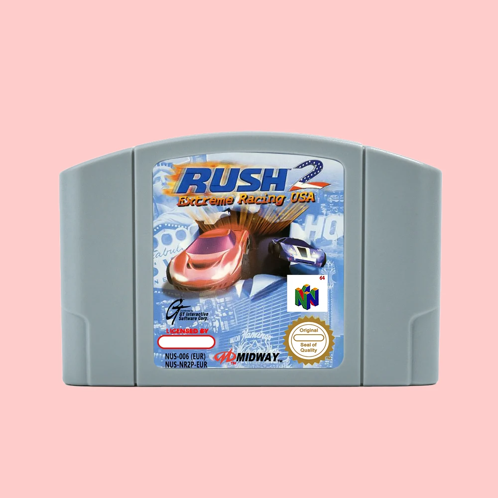 Rush-2-Extreme-Racing-EU-Game-Cartridge-for-64-Bit-PAL-EUR-Consoles-N64 ...