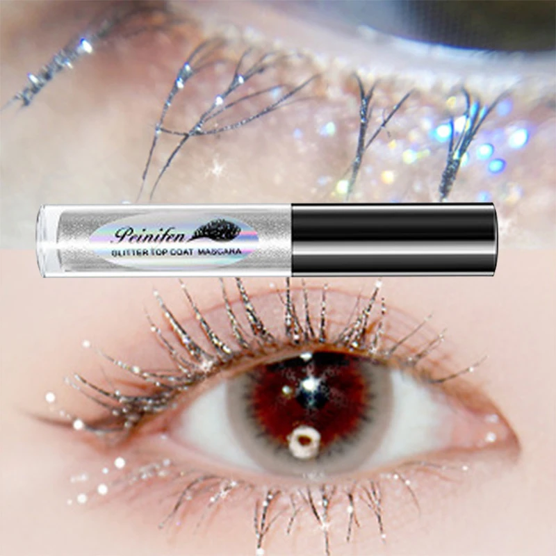 Diamond Glitter Mascara Quick Dry Water Drop Makeup Long Lasting ...
