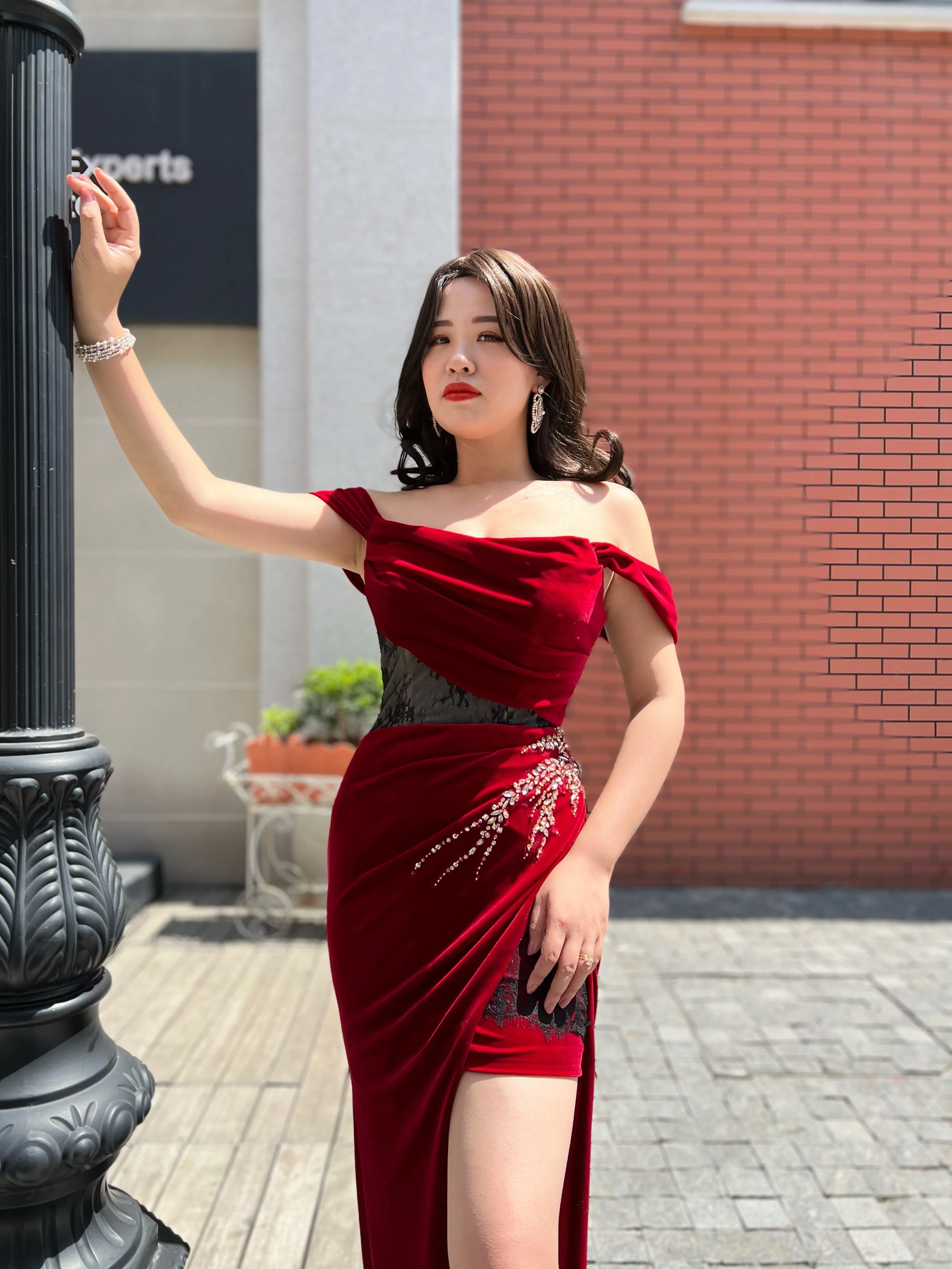 Dark Red Cocktail Dresses