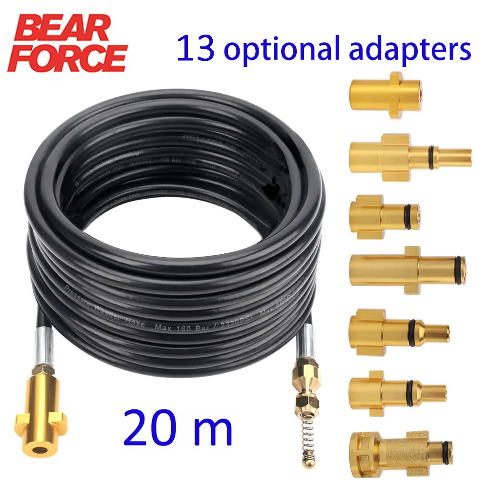 20m-Pressure-Washer-Sewer-Drain-Water-Cleaning-Hose-Car-Washer-Pipe ...