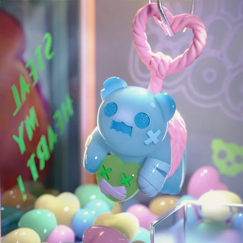 ShinWoo BADDY BEAR TOWN Series Cute Action Anime Figures Dolls Kawaii ...