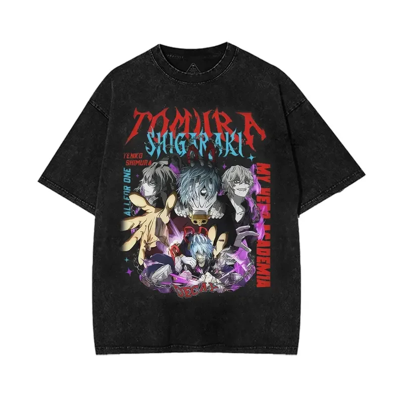 My Hero Academia Shigaraki Tomura Clothing Men Manga T-shirts Vintage ...
