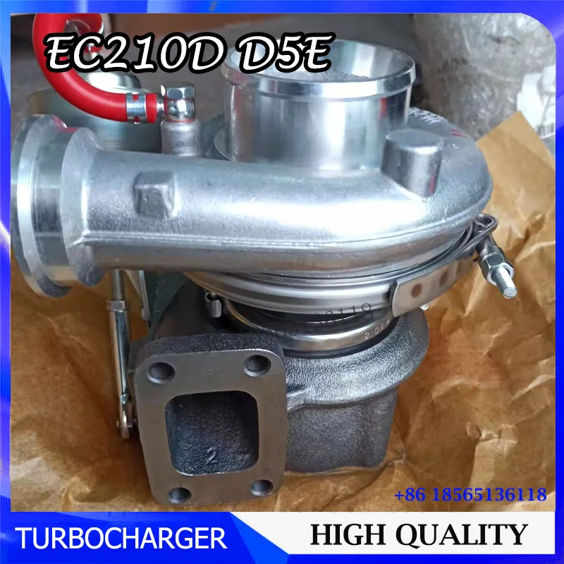 Excavator-EW140C-EC210D-EC200D-High-Quality-Turbo-21092586-D5E-Engine ...