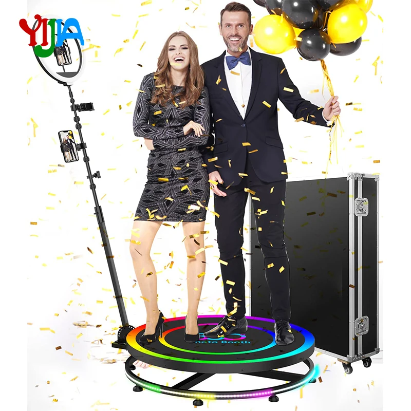 New 360 Photo Booth Automatic Photobooth Machine Video Camera Photo ...