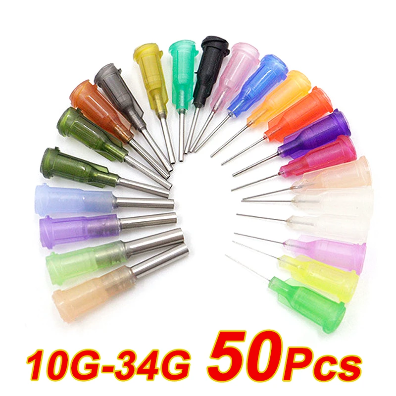 10G-34G-13mm-Dispensing-Needle-Stainless-Steel-Dispensing-Needle-Spiral-Mouth-Nozzle-Glue-Needle ...