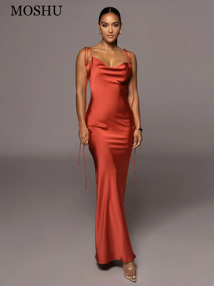 Satin-Silk-Maxi-Dress-Women-Sexy-Backless-Slim-Slip-Skirt-Female ...
