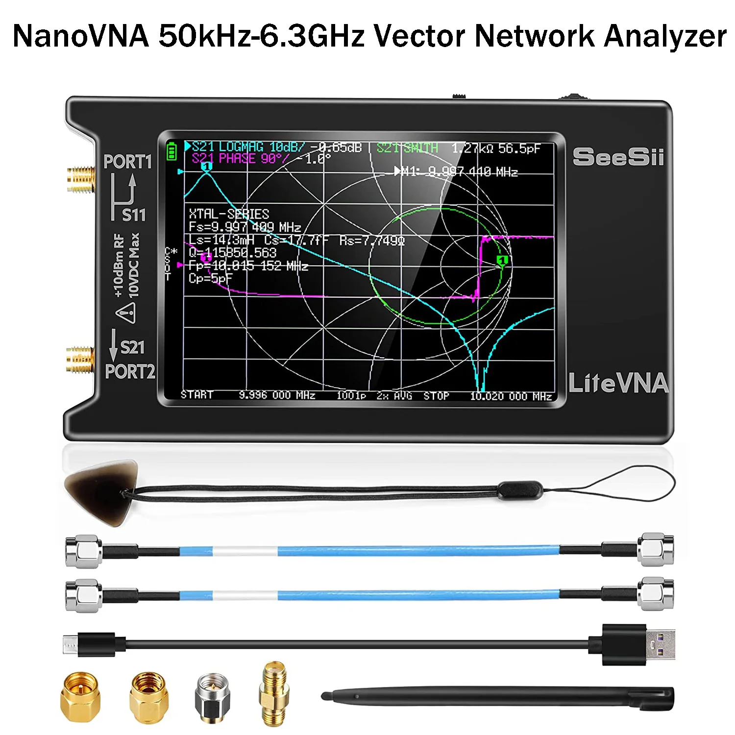 New-Upgraded-NanoVNA-50kHz-6-3GHz-Vector-Network-Antenna-Analyzer-4 ...