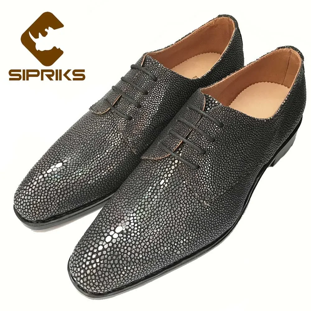 Sipriks-Real-Stingray-Skin-Shoes-Men-Goodyear-Welt-Shoes-Thailand ...