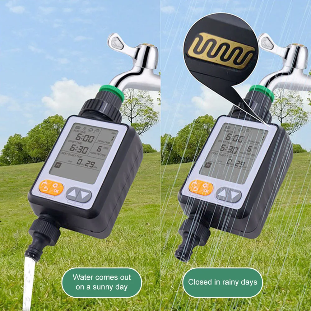 Automatic-IRRIG-System-Garden-Water-Timer-With-Rain-Sensor-Separate ...