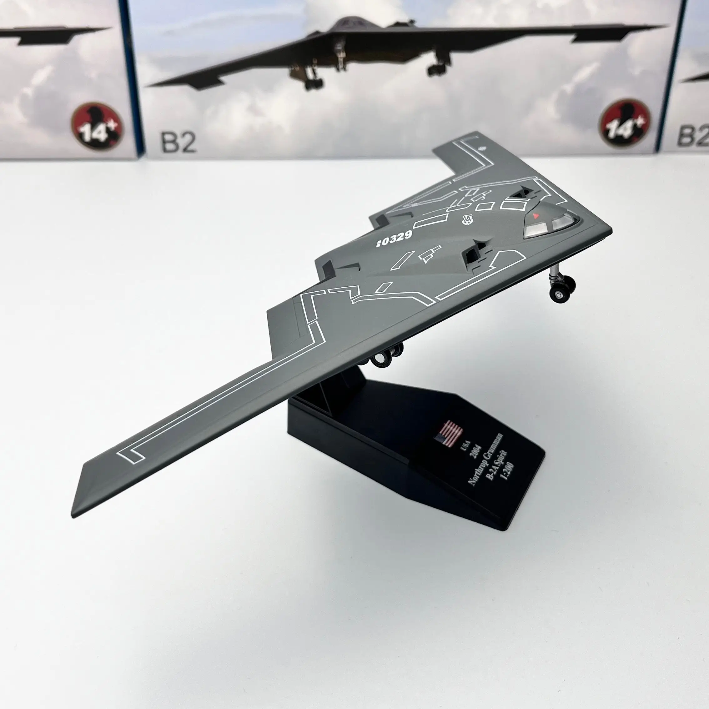 Scale-1-200-Fighter-Model-US-B-2-Spirit-Bomber-Military-Aircraft ...