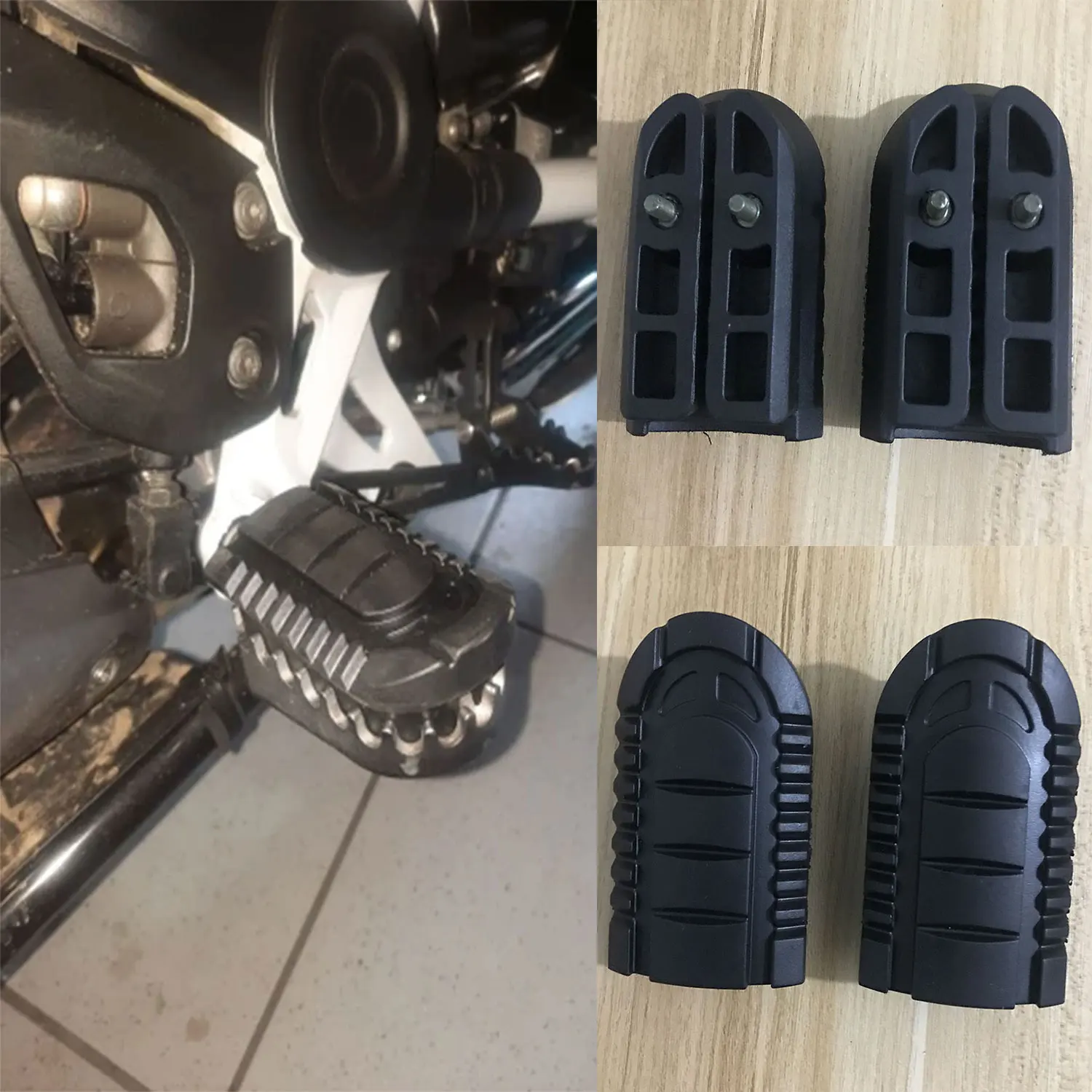 Motorcycle-Foot-Rests-Pedals-Footrest-Rubber-For-BMW-R1250-GS-Adventure ...