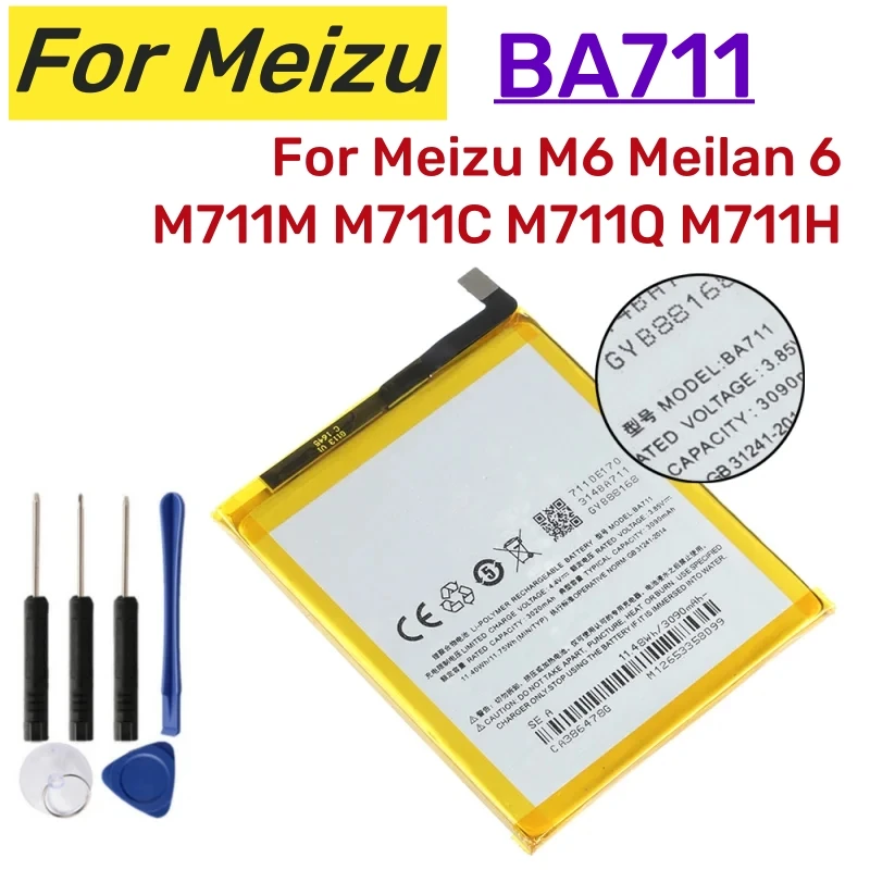 Bateria-para-Meizu-M6-Meilan-6-M711M-M711C-M711Q-M711H-Baterias-para-Celular-Bateria-3070mAh ...
