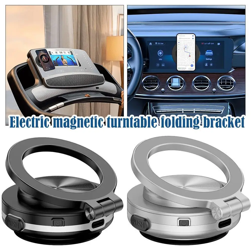 Intelligent-Car-Mount-Mobile-Phone-Holder-Magnetic-Black-Technology ...